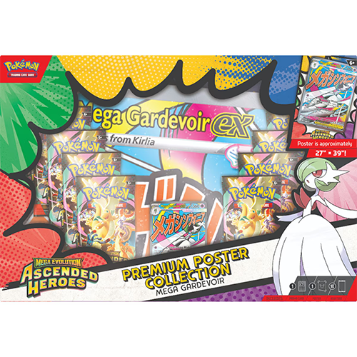 Pokémon TCG: Mega Evolution–Ascended Heroes – Tech Sticker Collection ...